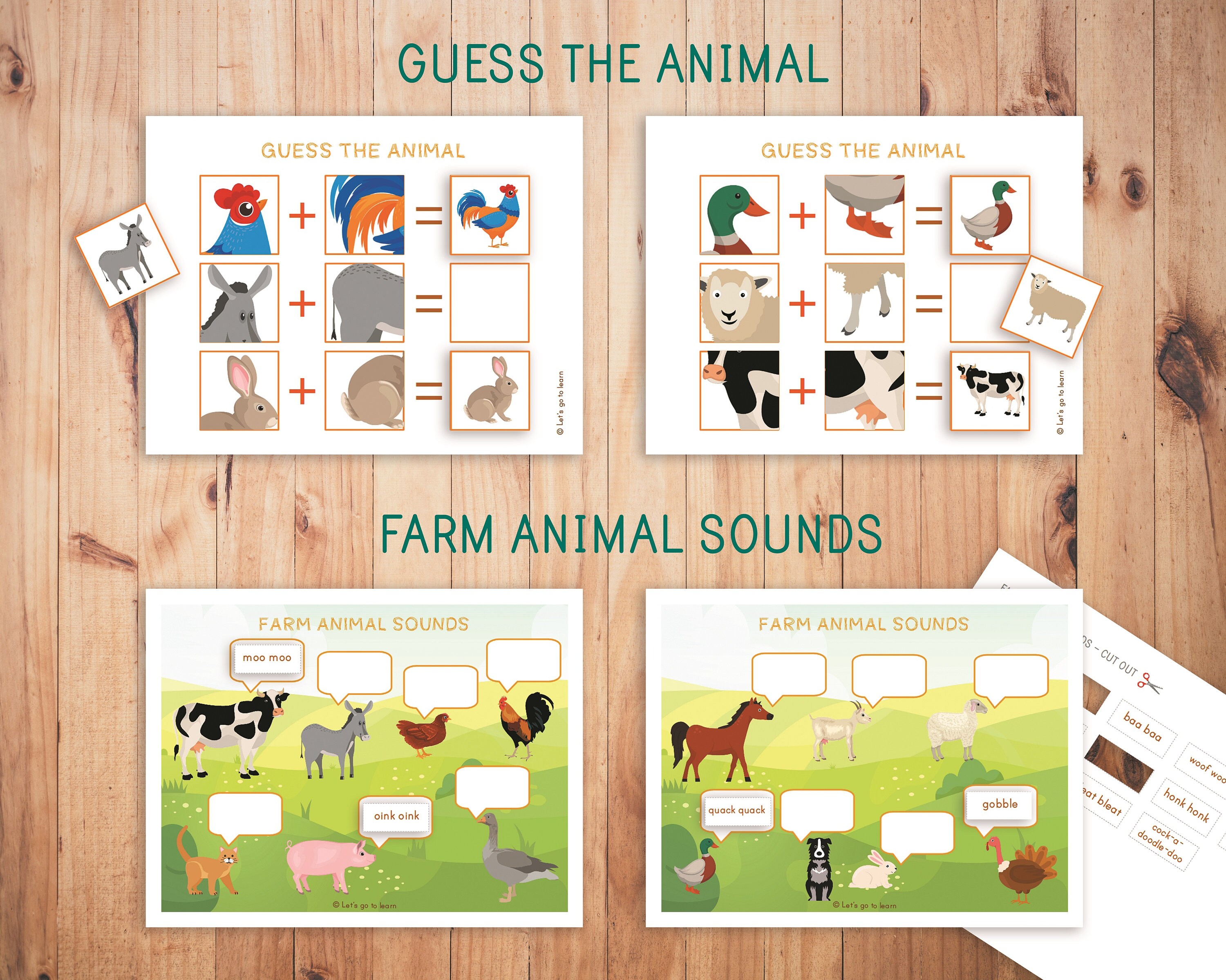 Farm Busy Book Farm Animals Toddler Preschool Kindergarten | Etsy