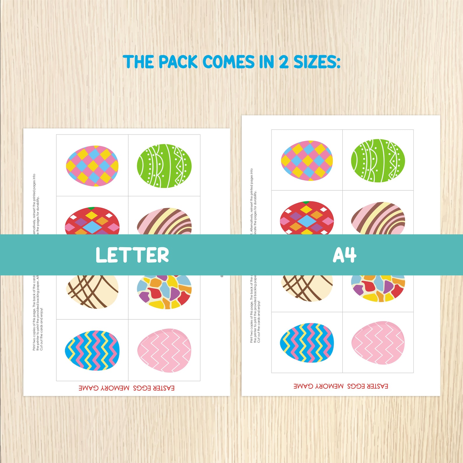 Easter Eggs Memory Game - Easter Matching Activity - Toddler, Preschool ...