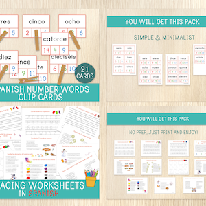 Spanish MEGA BUNDLE - Spanish Worksheets - Flashcards, Calendar ...