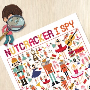 Nutcracker I Spy, Look and Find, Seek and Find, Christmas Game ...