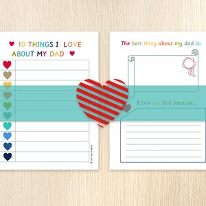 All About My Dad Book, Father's Day Gift, Birthday, Present for Dad ...