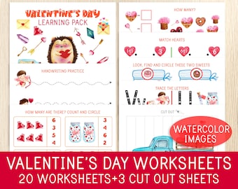 Valentine's Printable Bundle - Etsy