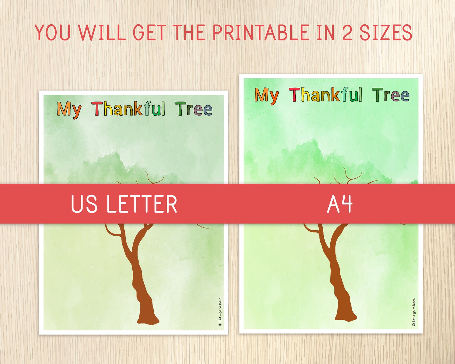 Thankful Tree - Gratitude Tree - DIY Thanksgiving Activity - Give ...