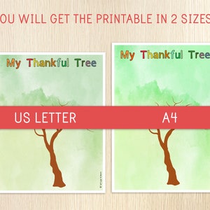 Thankful Tree - Gratitude Tree - DIY Thanksgiving Activity - Give ...