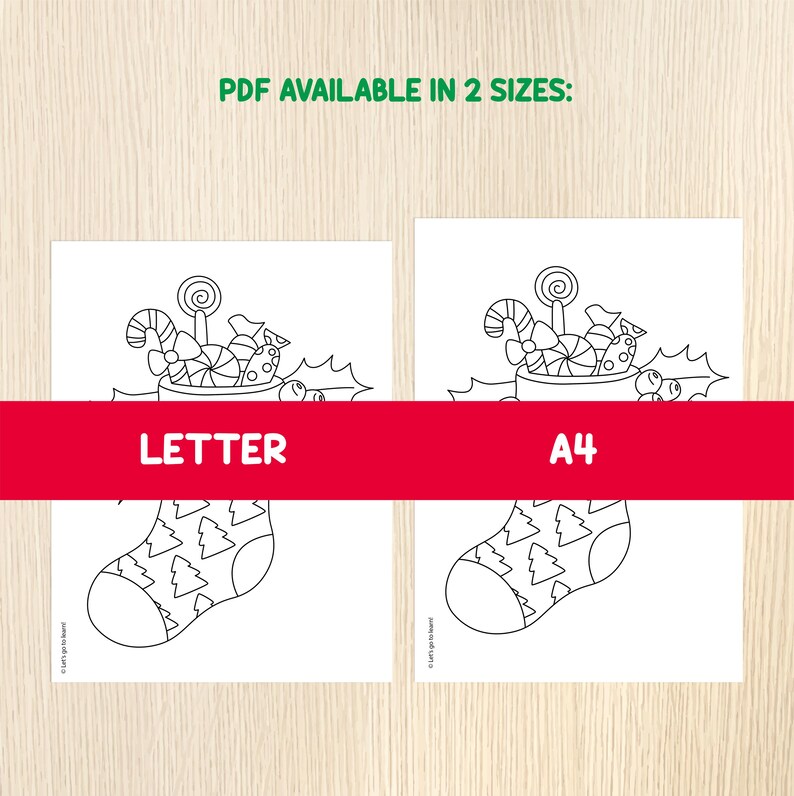 Christmas Stocking Coloring Pages - 20 Holiday Coloring Sheets for Kids ...