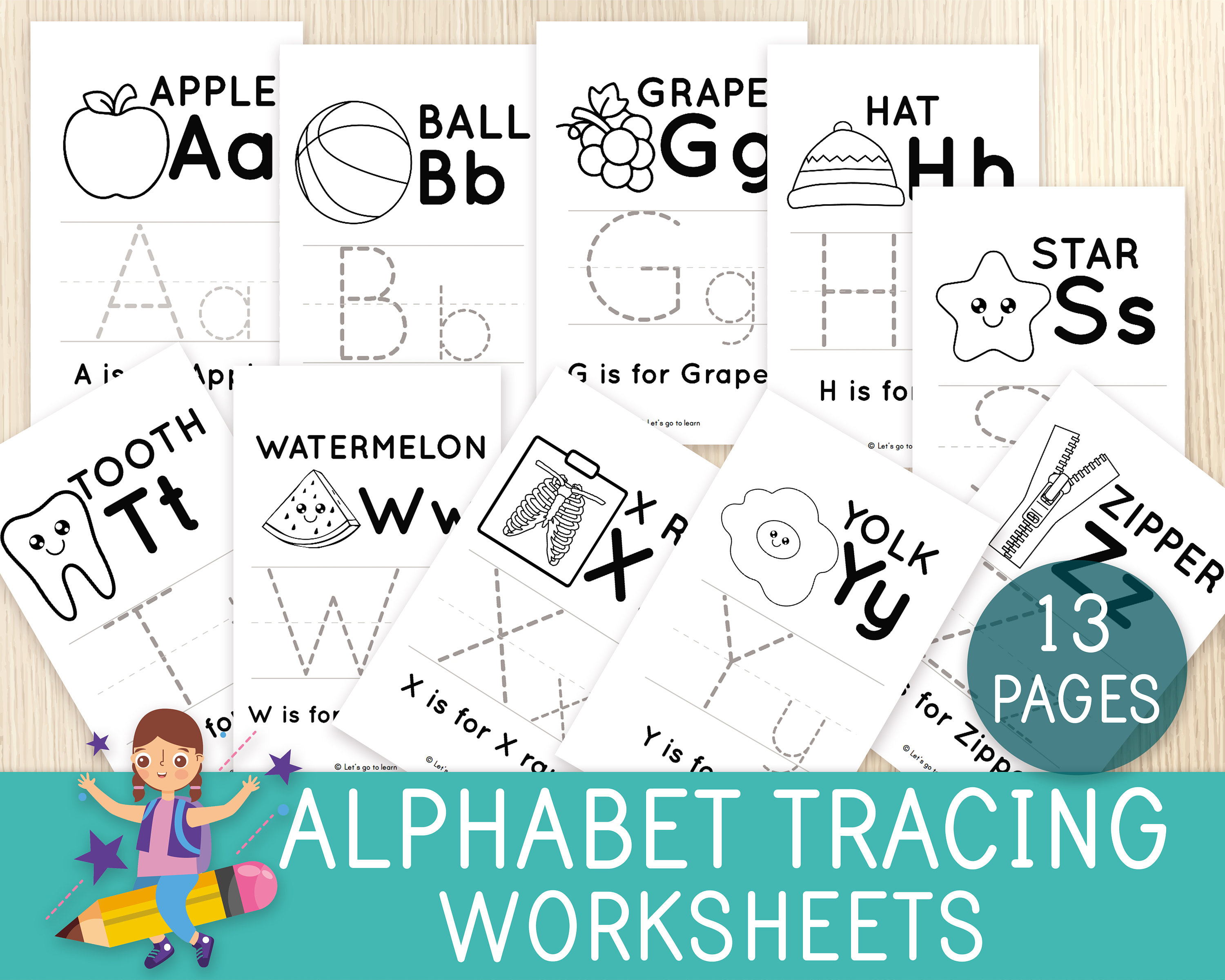 Hoja De Trabajo Para Practicar La Escritura Del Alfabeto Fichas