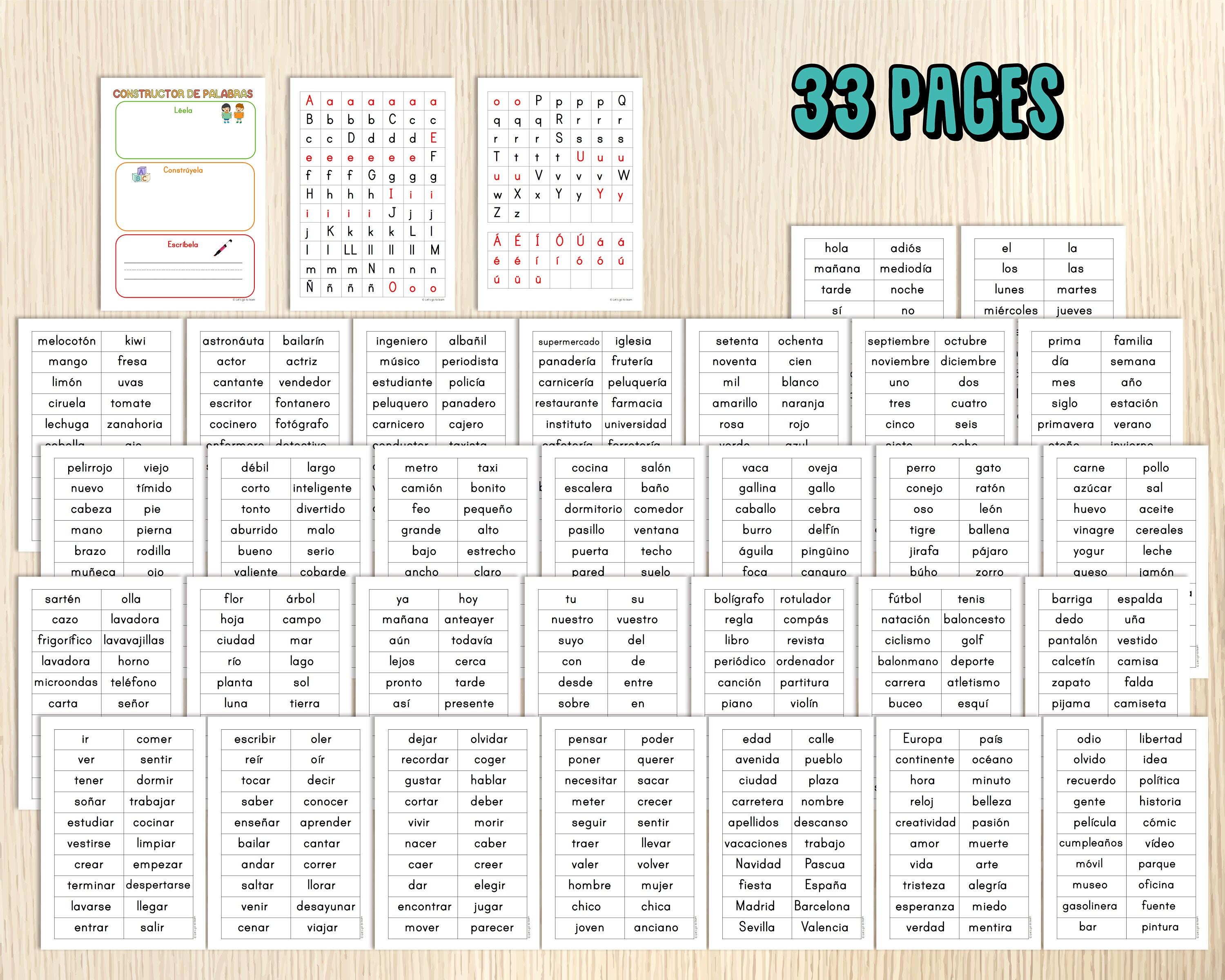 Sight Word Builder - SPANISH, 600 Words, Spelling Game, Elementary ...
