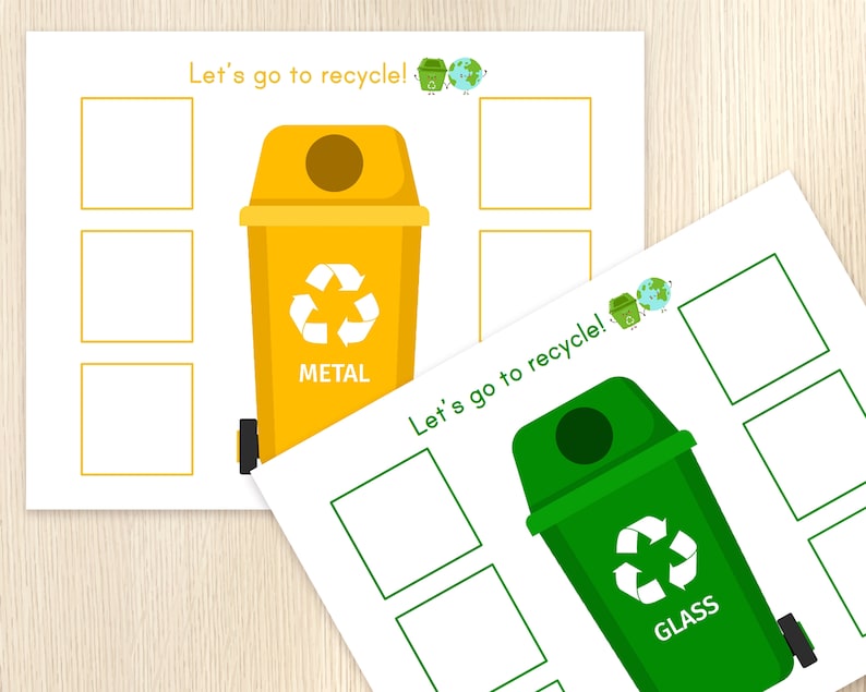 Waste Sorting Activity Garbage Sorting Trash Rubbish - Etsy