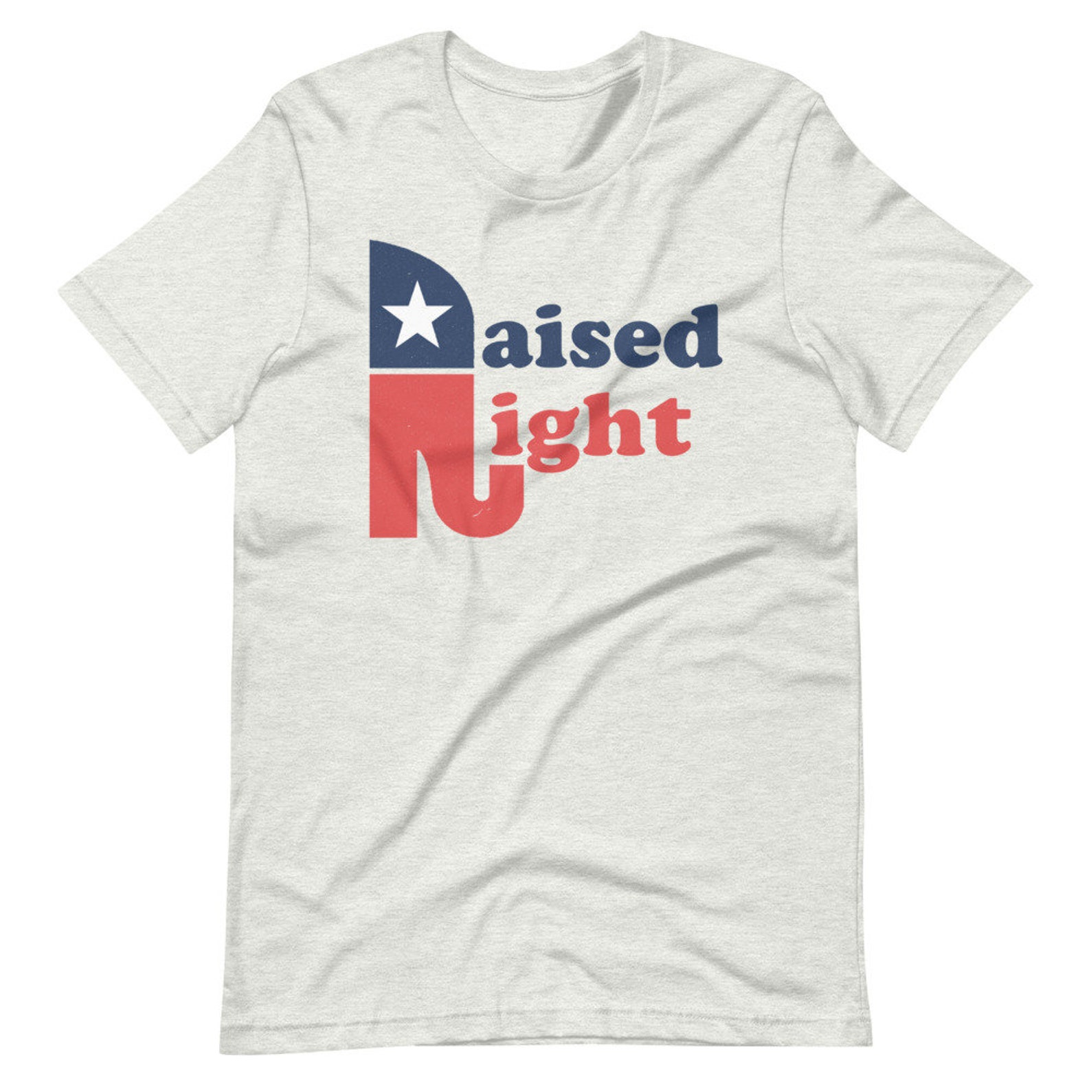 Raised Right Distressed Unisex T-shirt Republican Shirt - Etsy