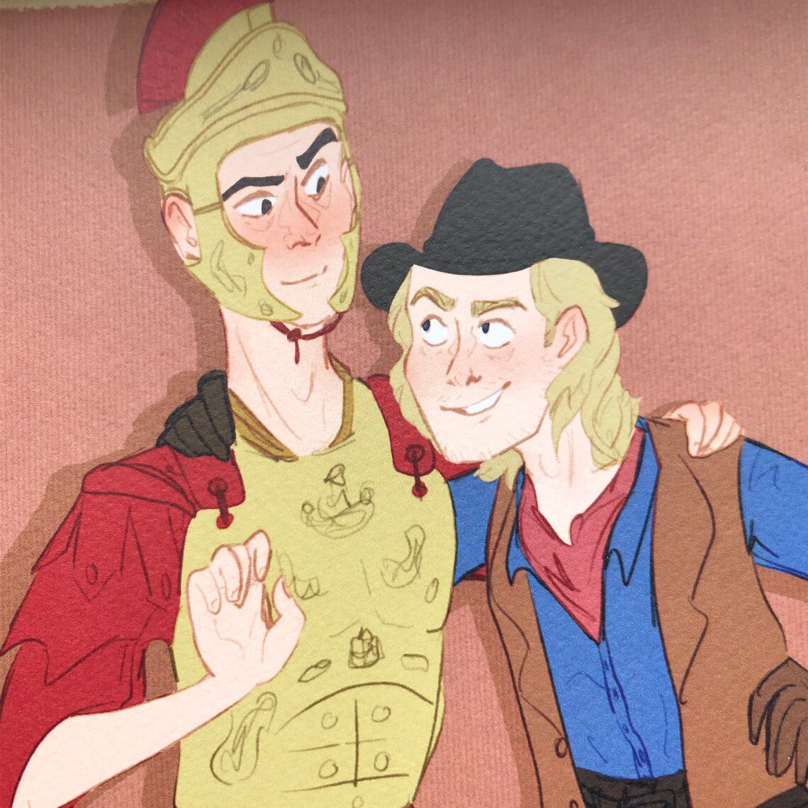 Jed and Octavious Night at the Museum Print - Etsy