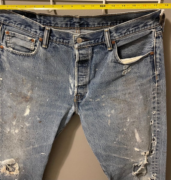 Vintage Levi’s 501 Punk Grunge Jeans - Gem