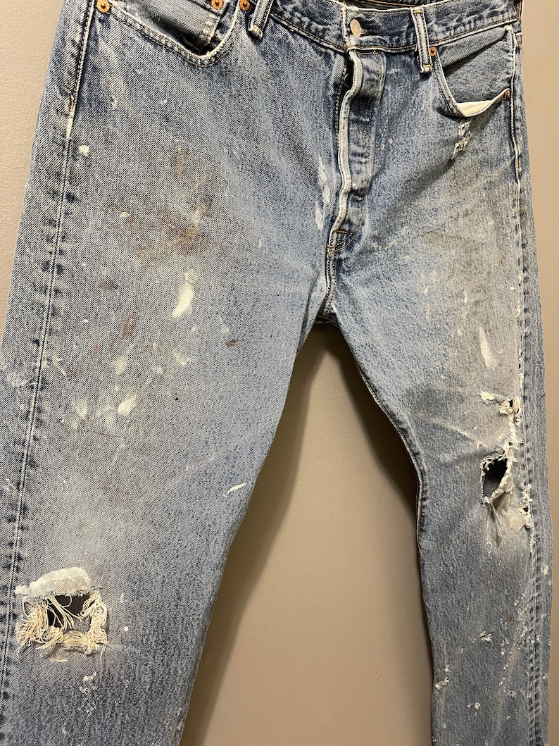 Vintage Levi’s 501 Punk Grunge Jeans - Etsy