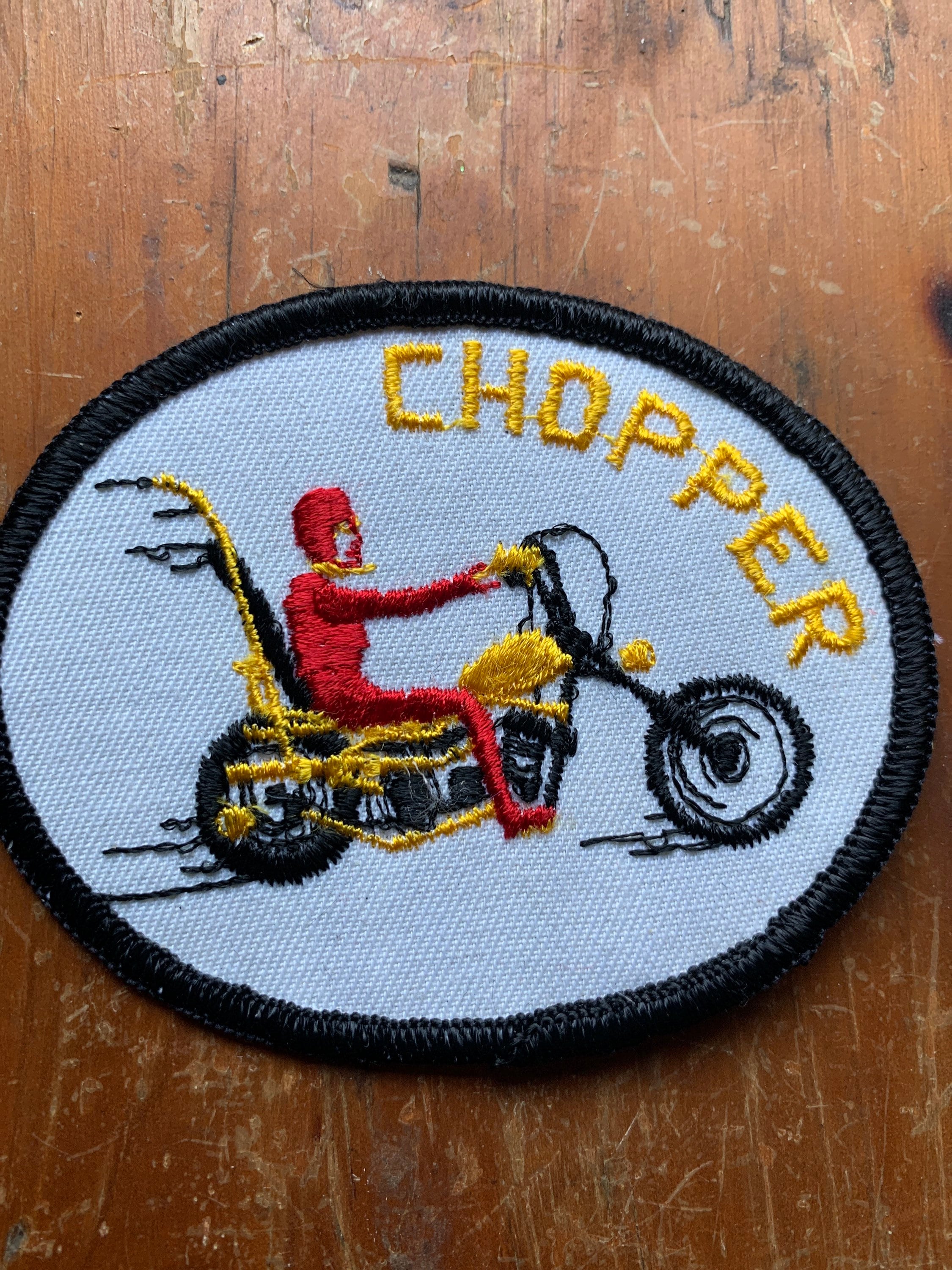 Vintage Harley Davidson Chopper Patch - Etsy