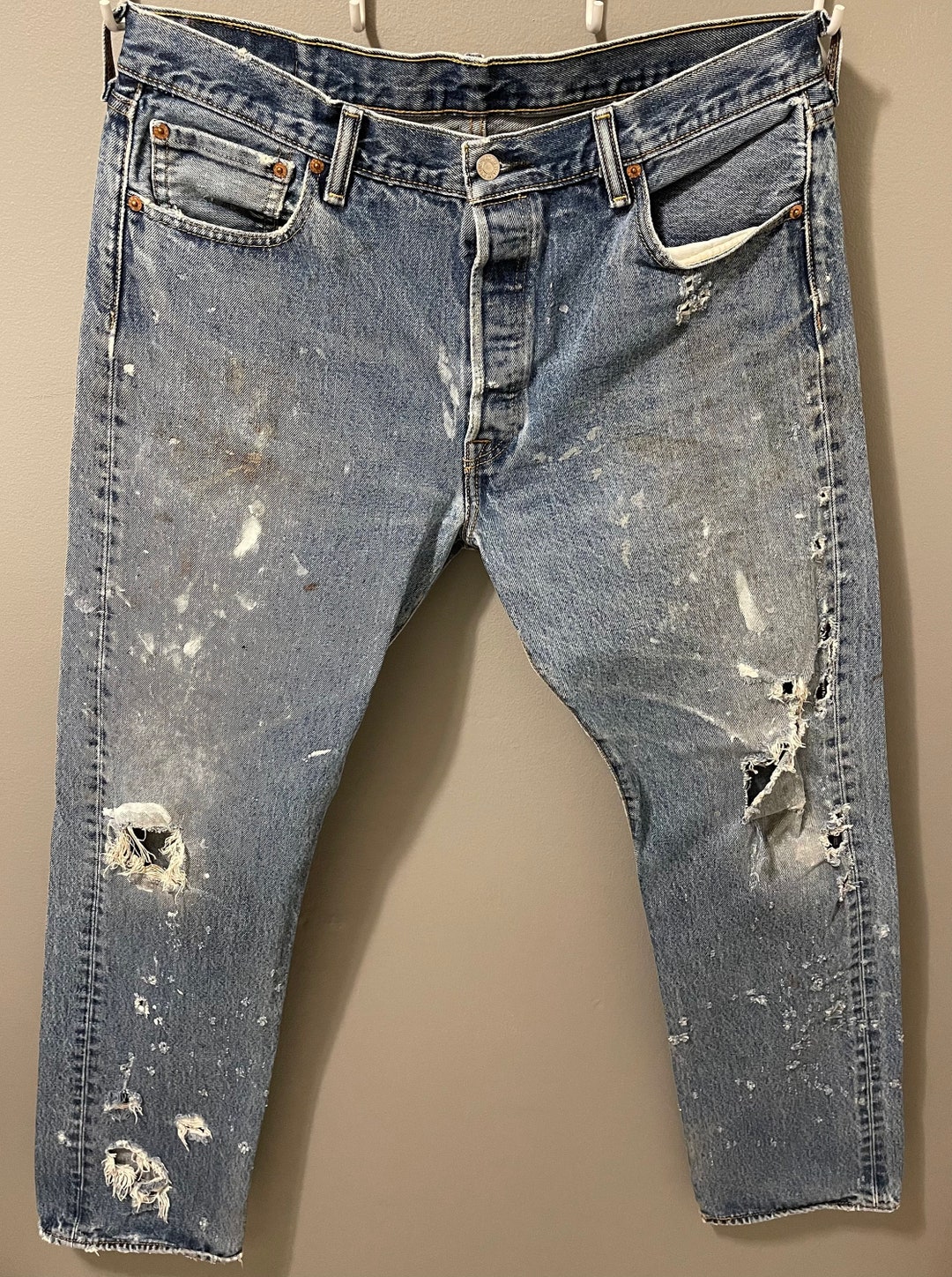 Vintage Levi’s 501 Punk Grunge Jeans - Etsy