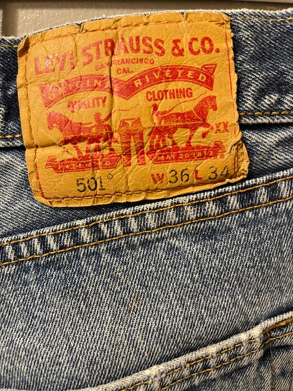 Vintage Levi’s 501 Punk Grunge Jeans - Gem