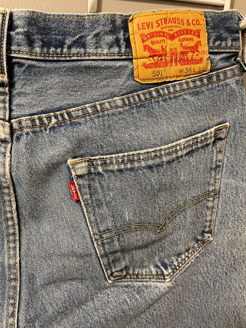Vintage Levi’s 501 Punk Grunge Jeans - Etsy
