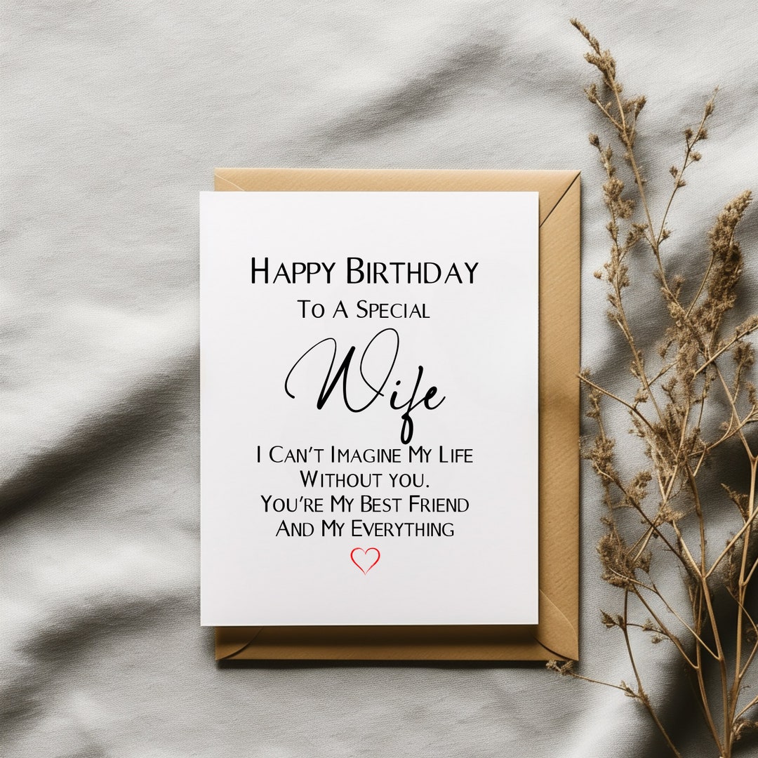 To a Special Girlfriend Birthday Card I Wife I Husband I Girlfriend I ...