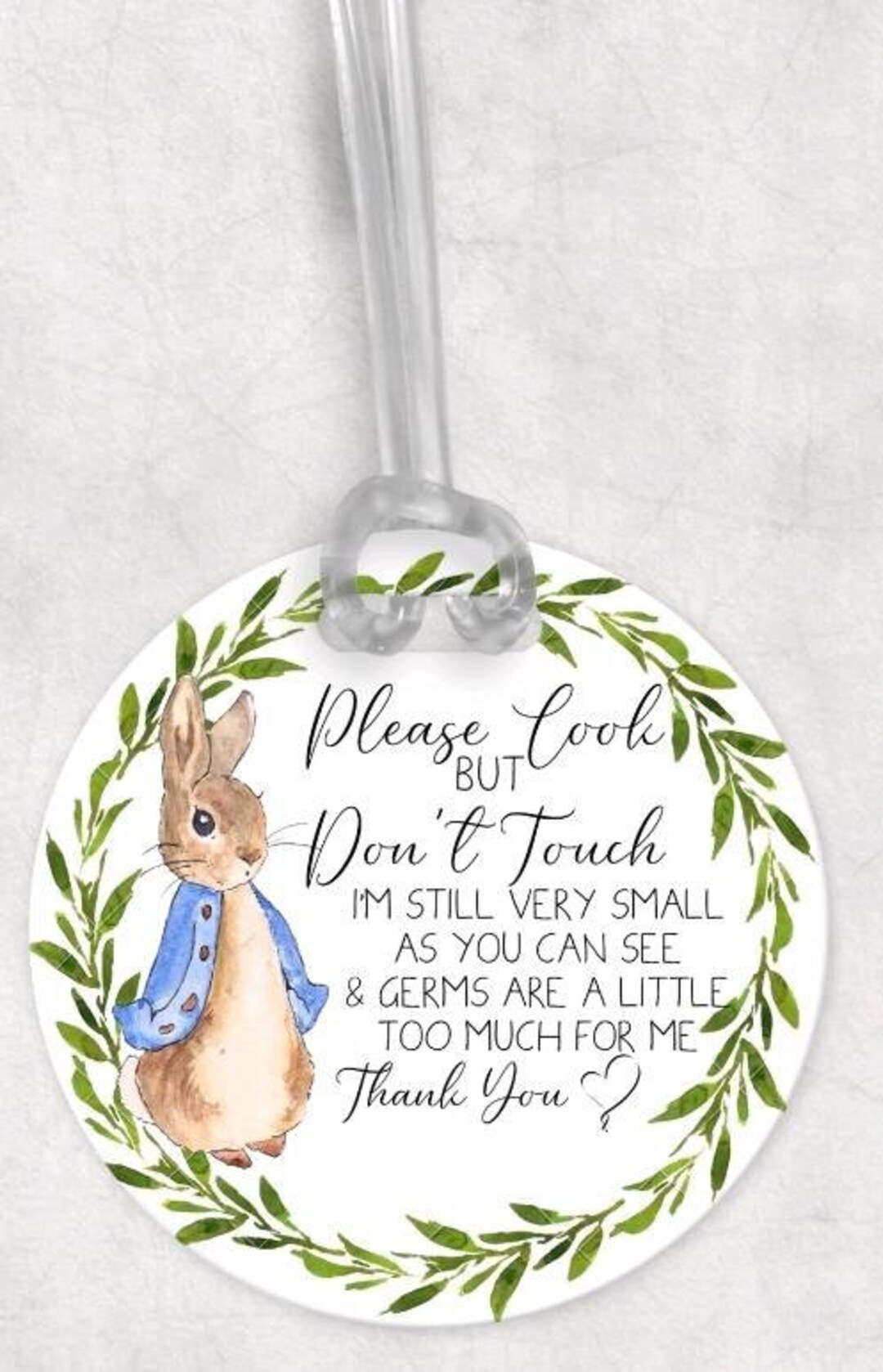 Baby Pram Tag Your Germs Are Too Big for Me, Baby Gift, New Born Gift ...