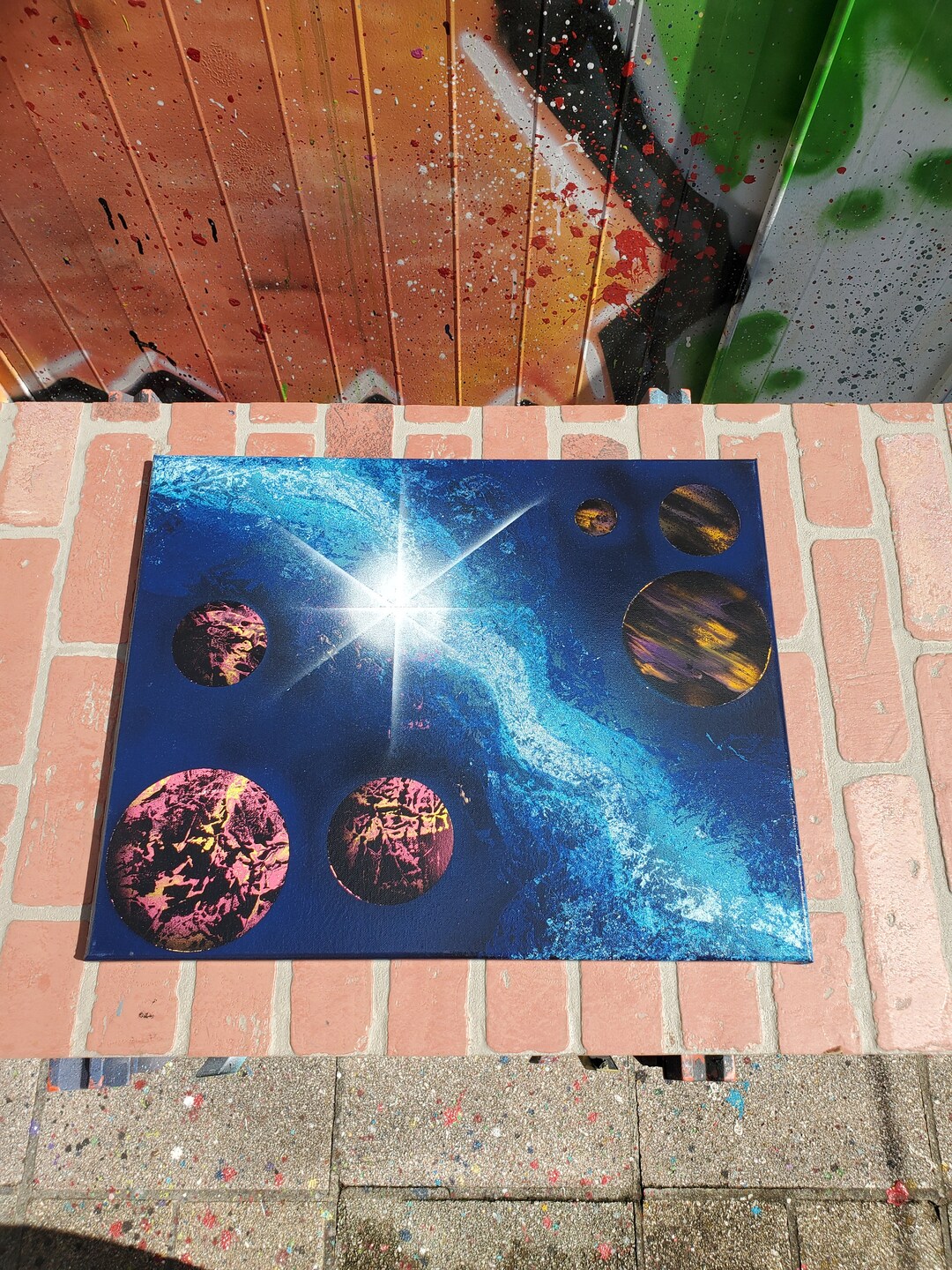 Dividing Star 16in X 20in Canvas - Etsy