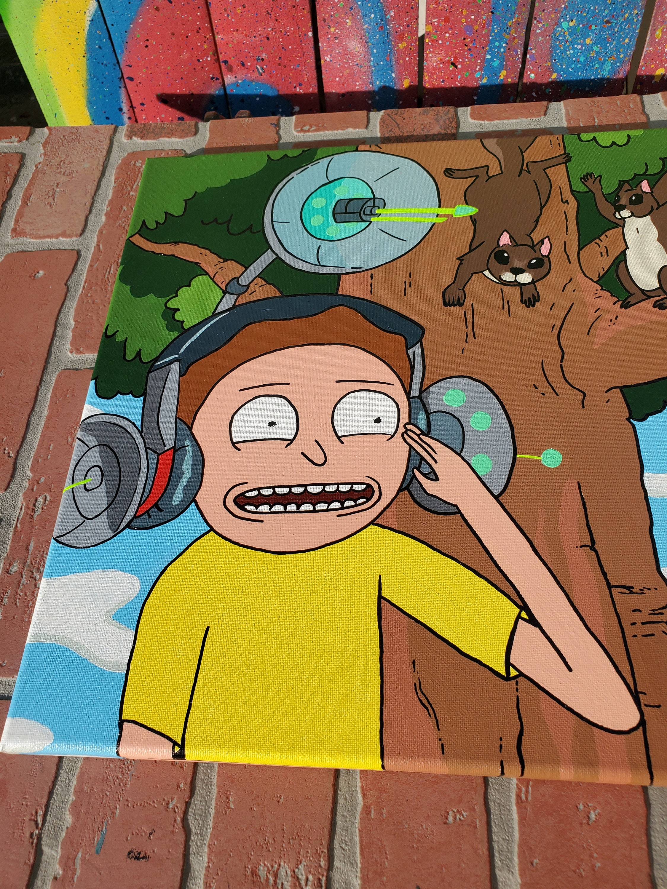 Code dolittle Hand Painted With Acrylics on a 16in X 20in Canvas Parody Art - Etsy