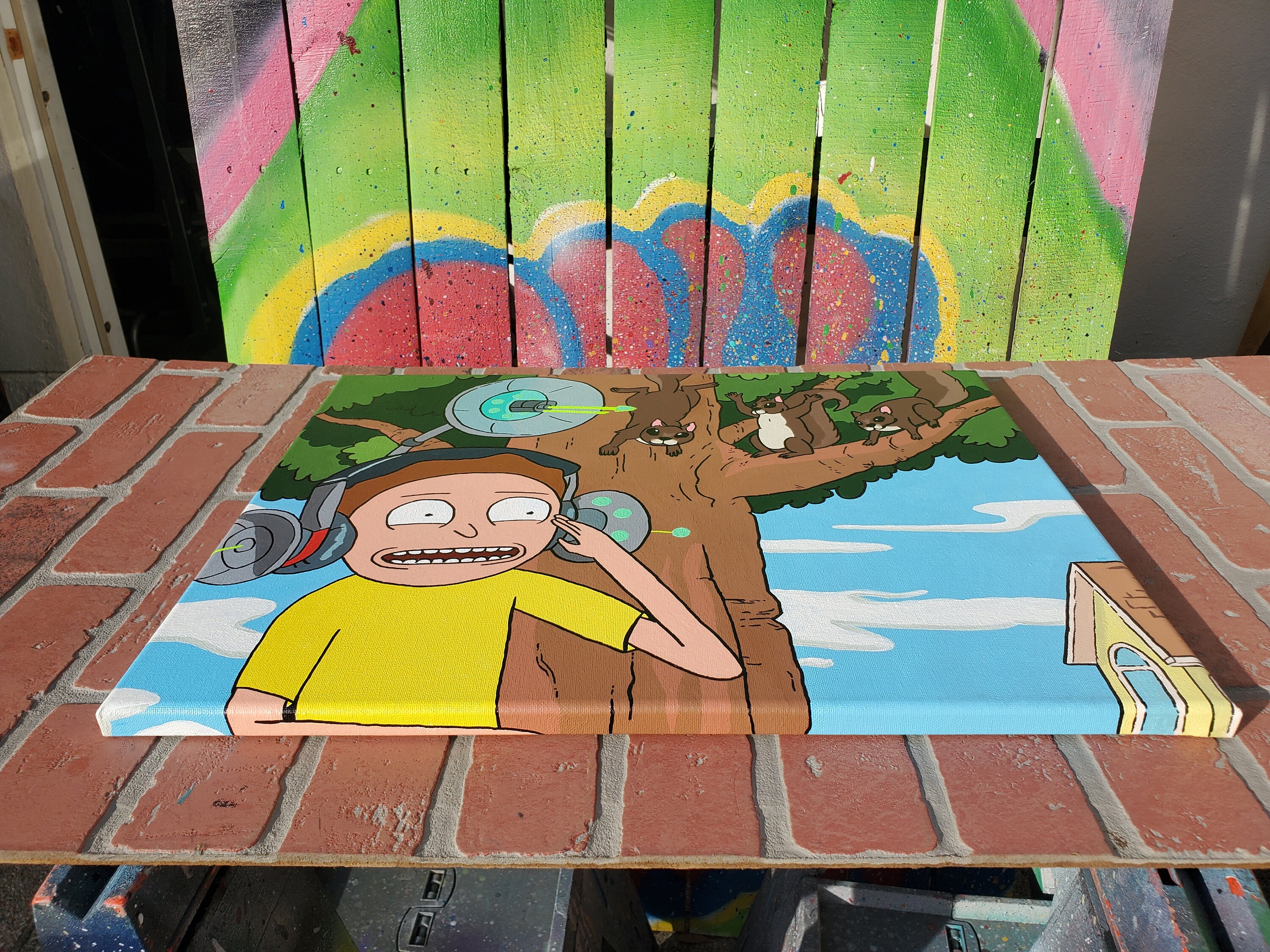 Code dolittle Hand Painted With Acrylics on a 16in X 20in Canvas Parody Art - Etsy