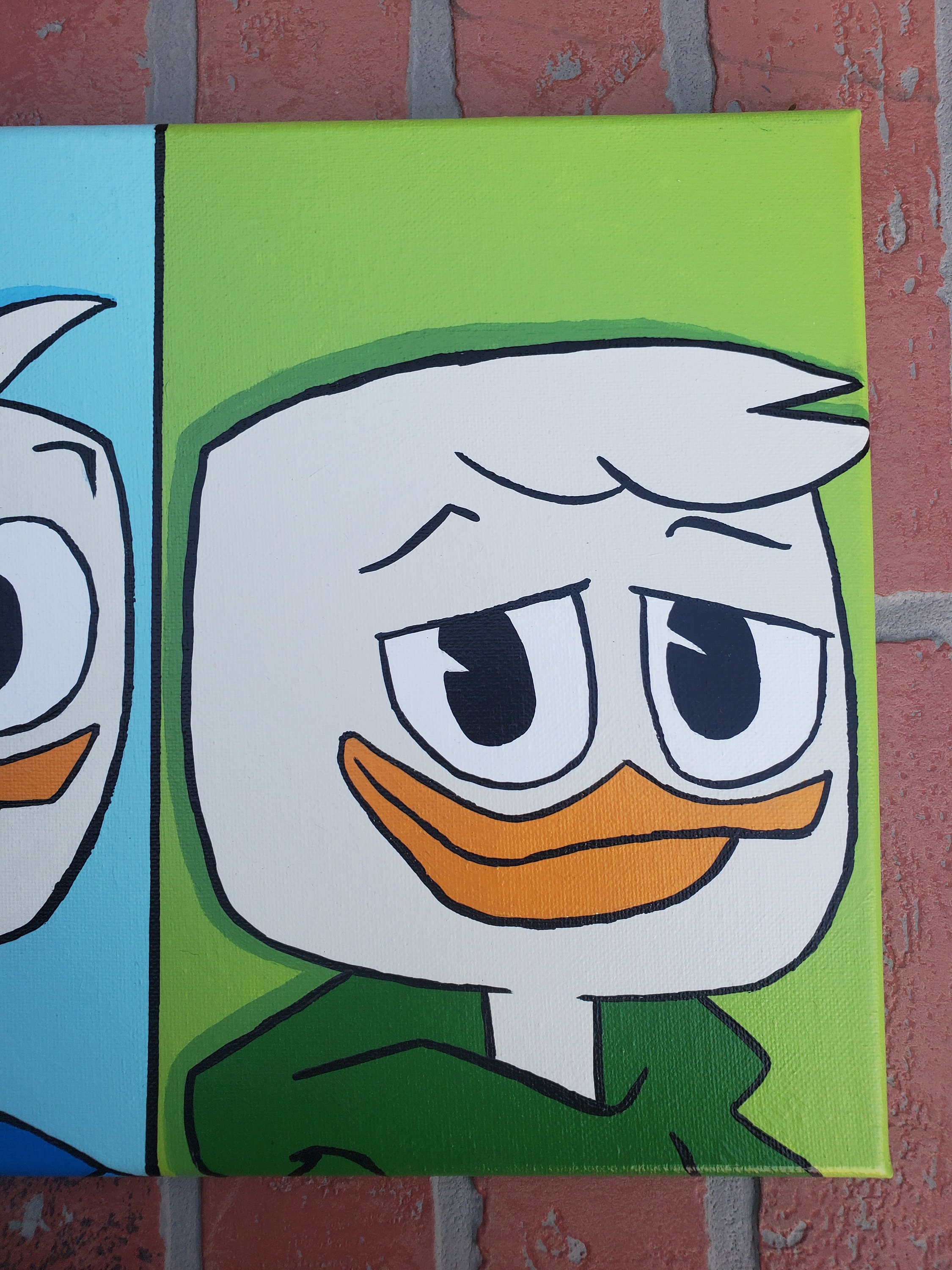 The Duck Brothers Hand Painted on 10in X20in Canvas Parody Art - Etsy