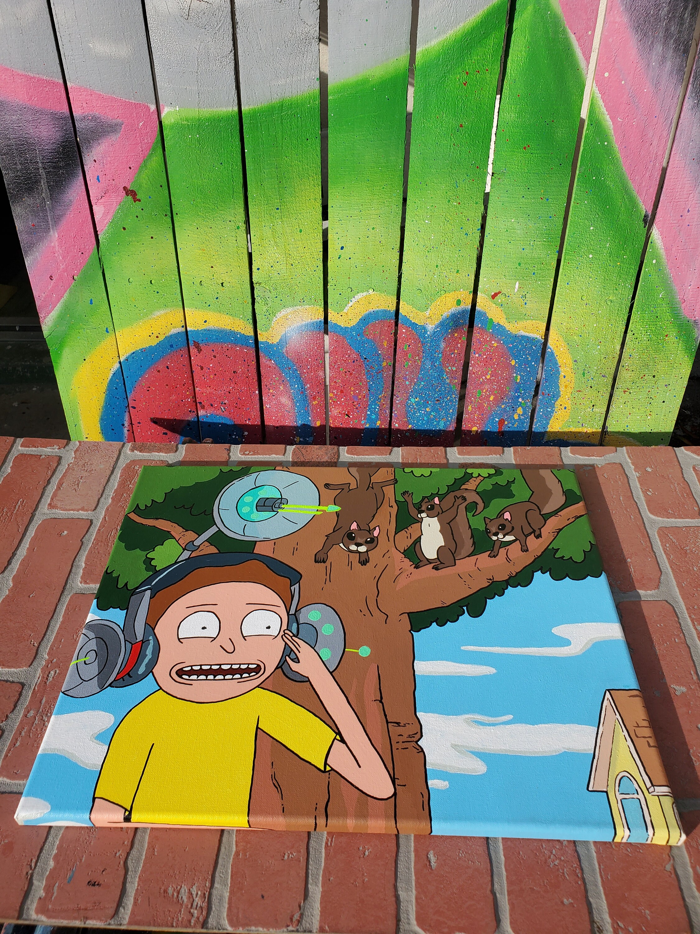 Code dolittle Hand Painted With Acrylics on a 16in X 20in Canvas Parody Art - Etsy