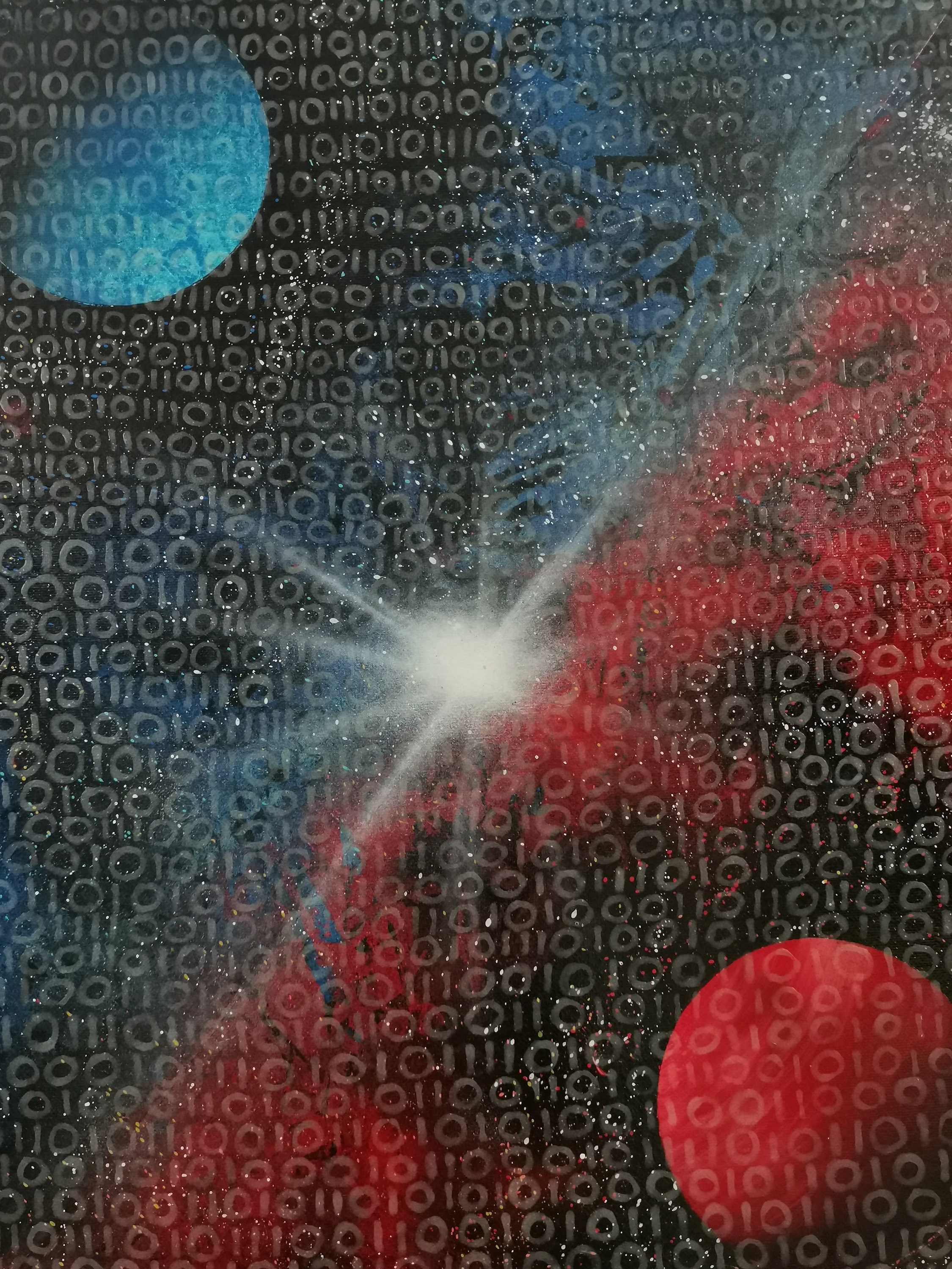 MATRIX With Glow in Dark Grid 16x20 Canvas - Etsy