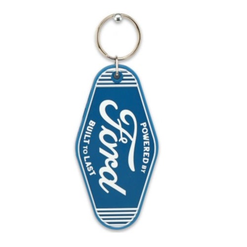 Vintage Ford Keychain Car & Truck Authentic Retro Blue Tag - Etsy