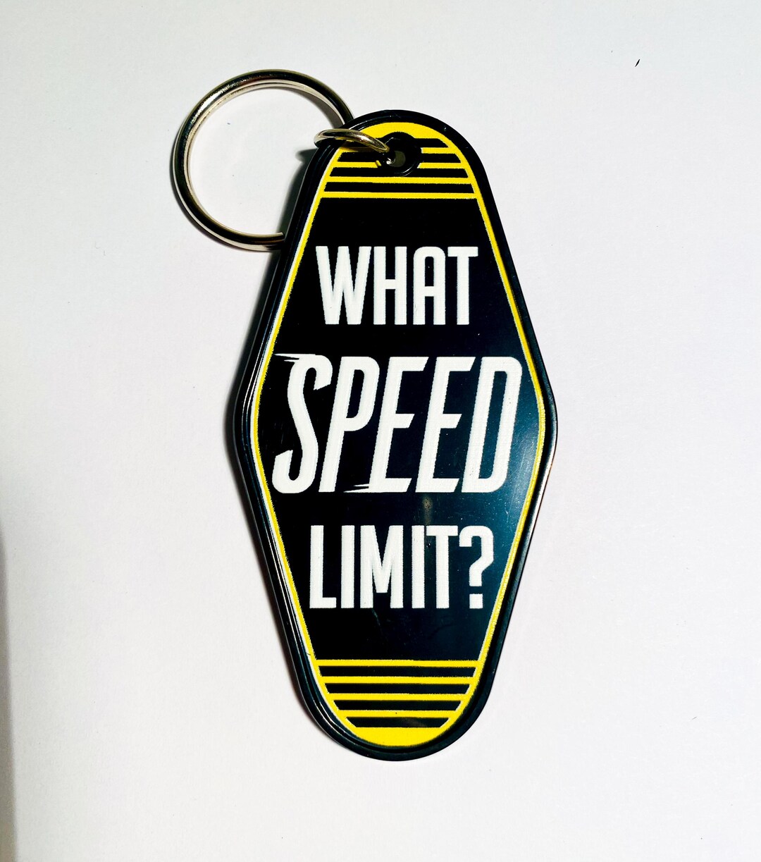 What Speed Limit Keychain | Car, Truck, Tractor, Racing Authentic Retro ...