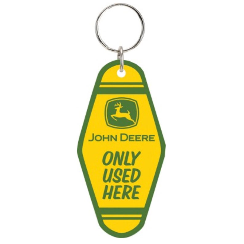 Vintage John Deere Keychain Car, Truck, Tractor Authentic Retro Tag - Etsy