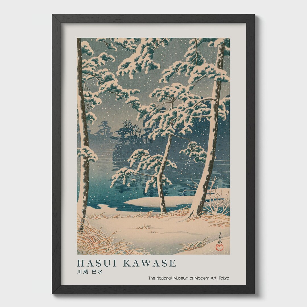 Hasui Kawase Japanese Print: Senzoku Pond Shin-hanga Nature Art - Etsy