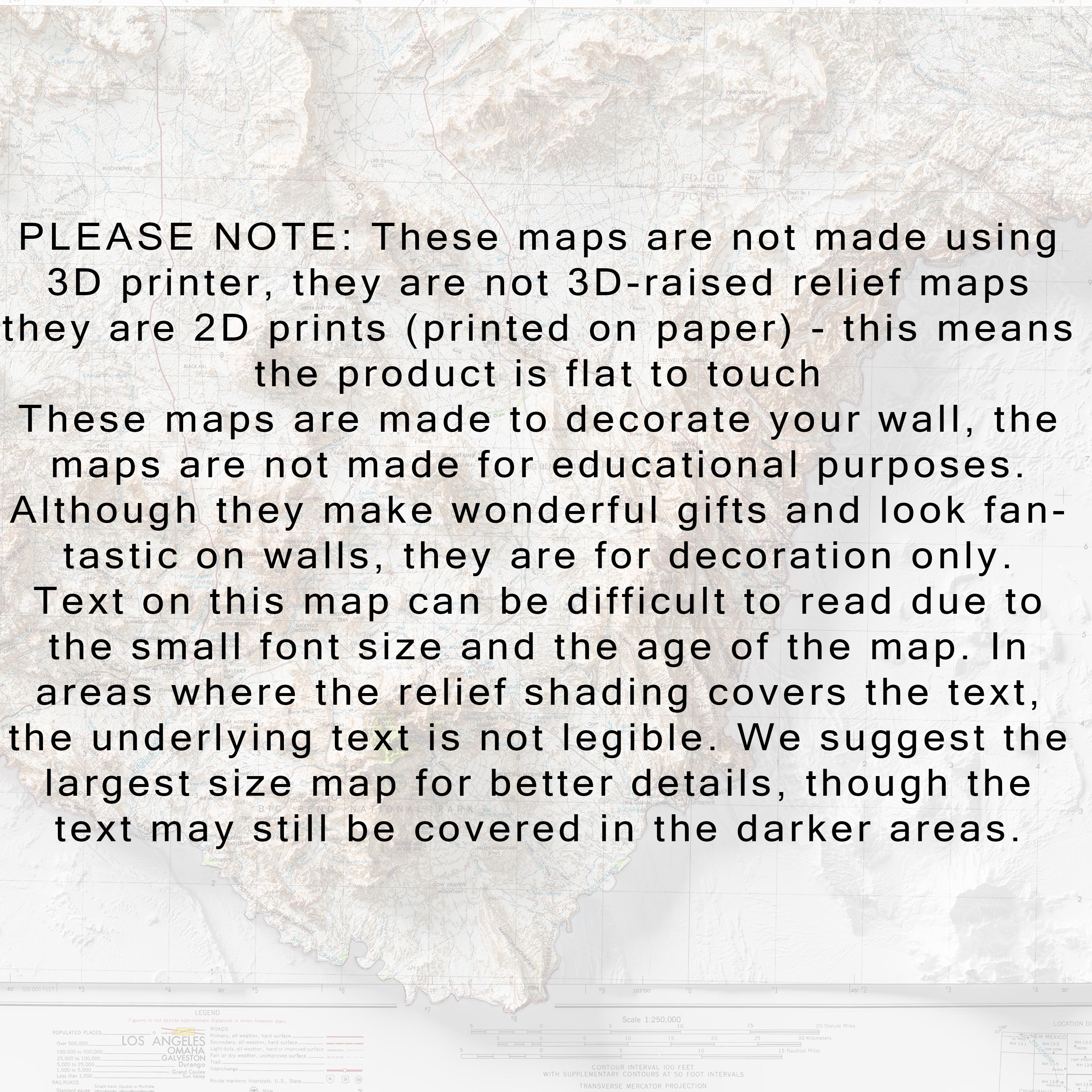 Vintage Bulgaria Geological Map Print, Shaded Relief Style Historical ...