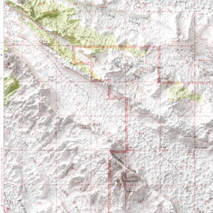 Arches Map- Arches National Park Topographic Map Utah, Vintage Reprint ...