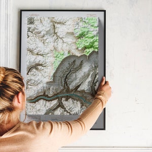 Fishtail Mesa Grand Canyon National Park,arizona Topographic Map 1988 ...