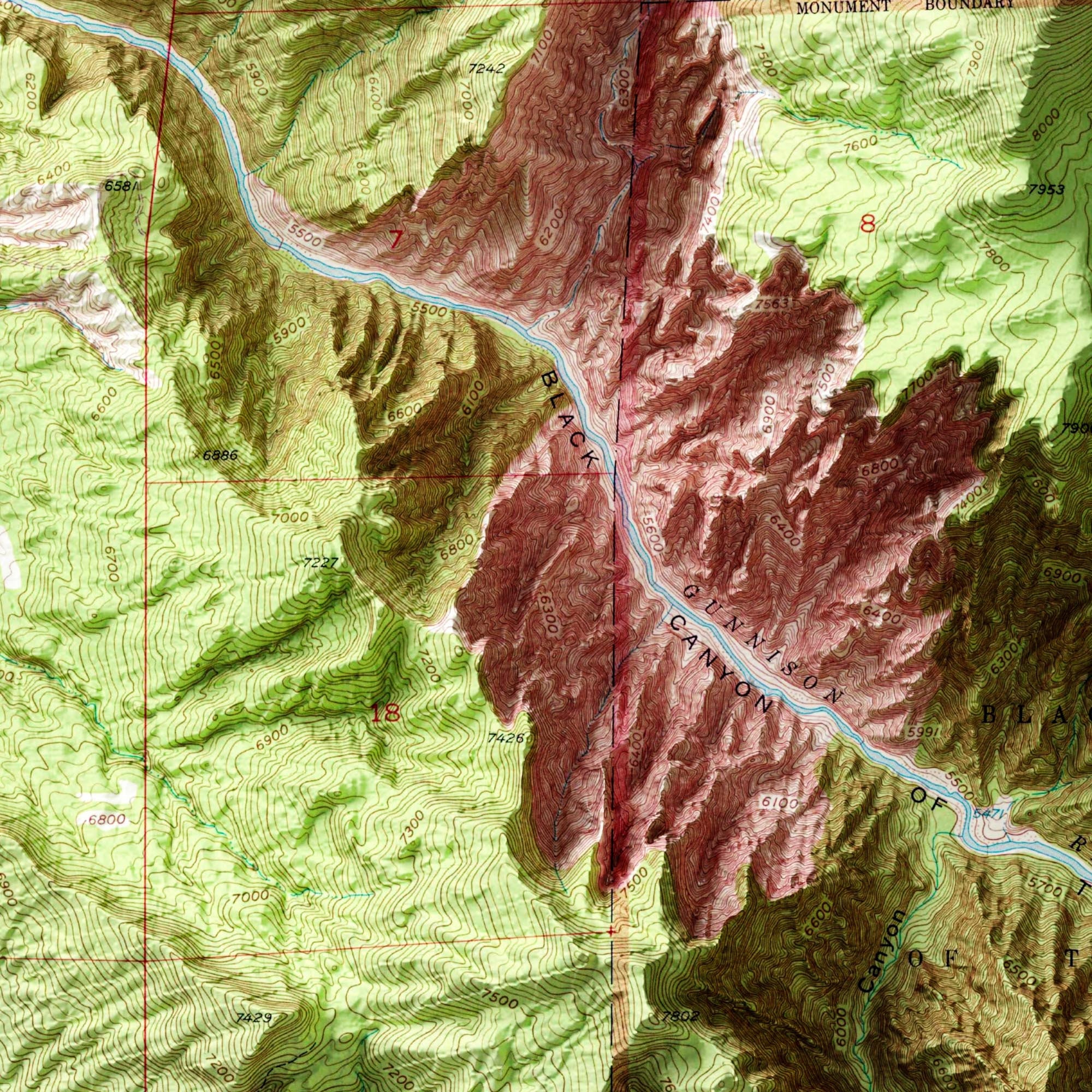 Red Rocks Colorado Map