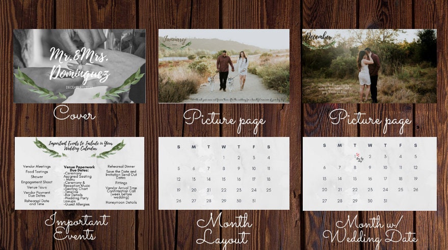 Wedding Planning Calendar Template