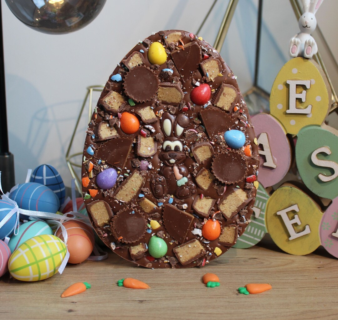 R. Peanut Butter Easter Chocolate Slab. Easter Flegg. Flat Egg. Easter ...