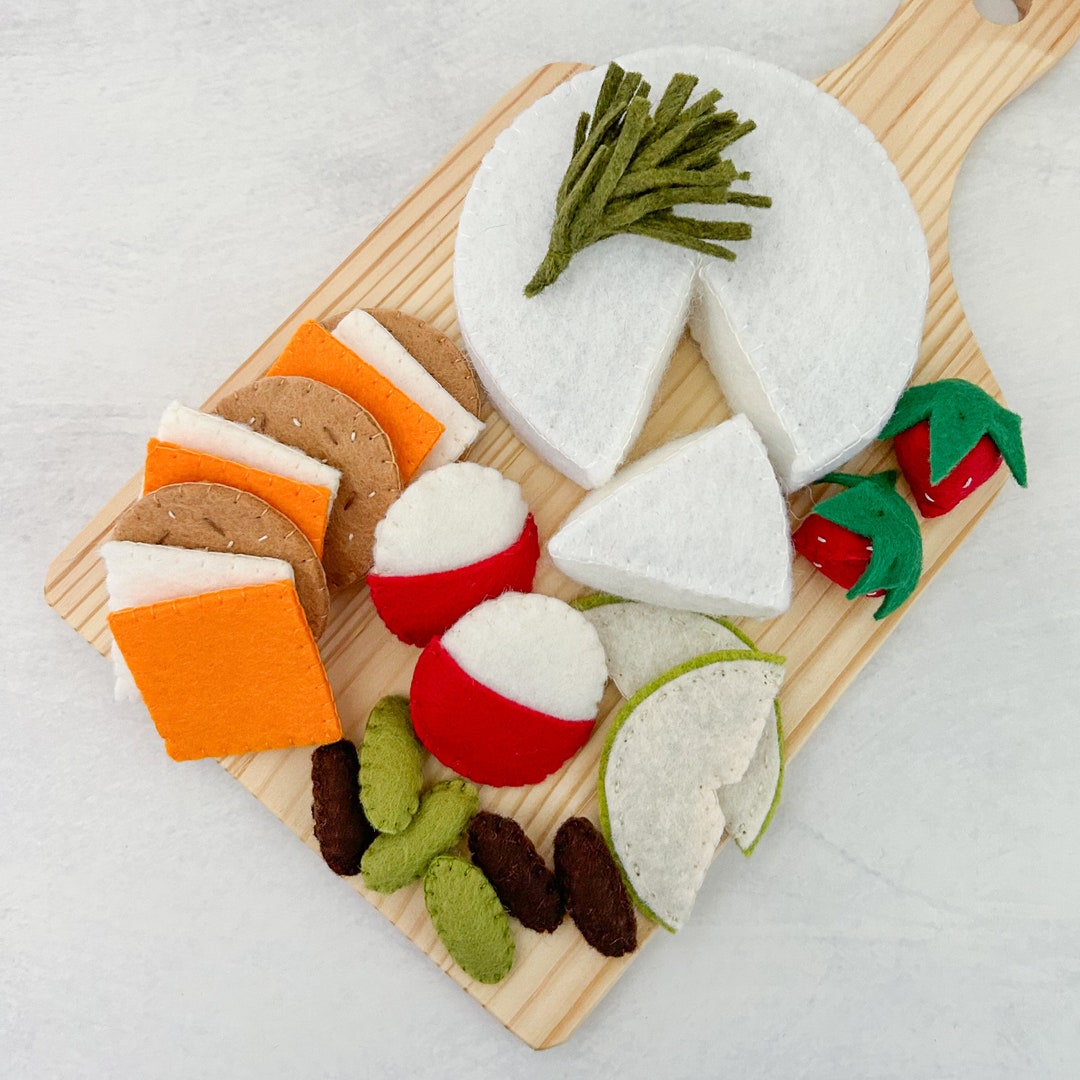 Felt Charcuterie Set Pretend Play Food Play Food Kids Toy Ready to Ship ...