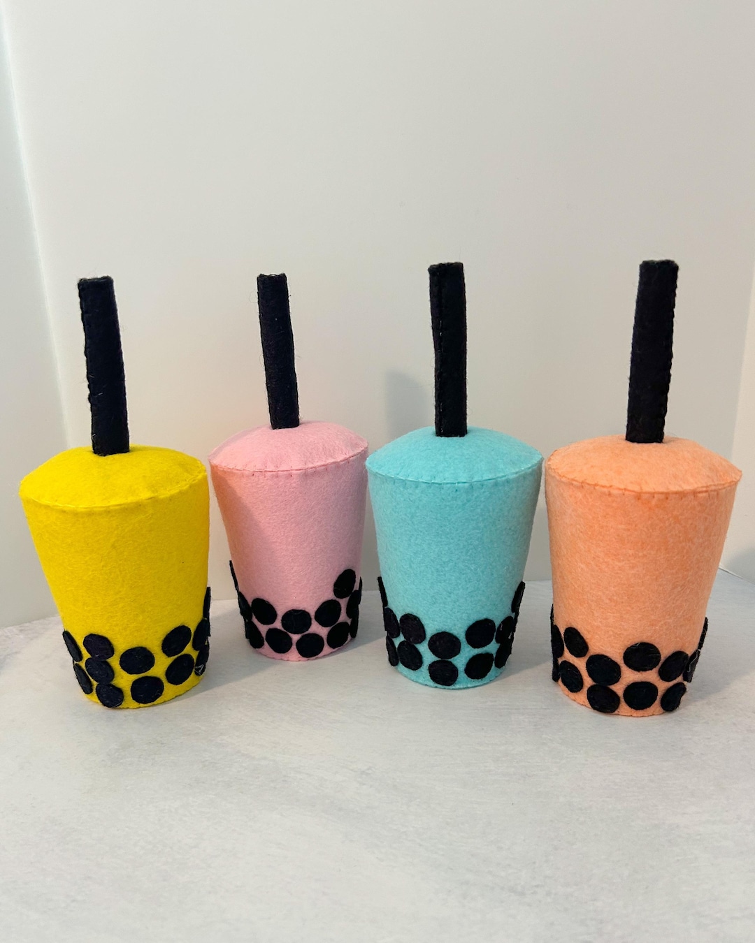 Felt Boba Set| Play Food | Felt Toys | Pretend Cookies | Eco Friendly ...