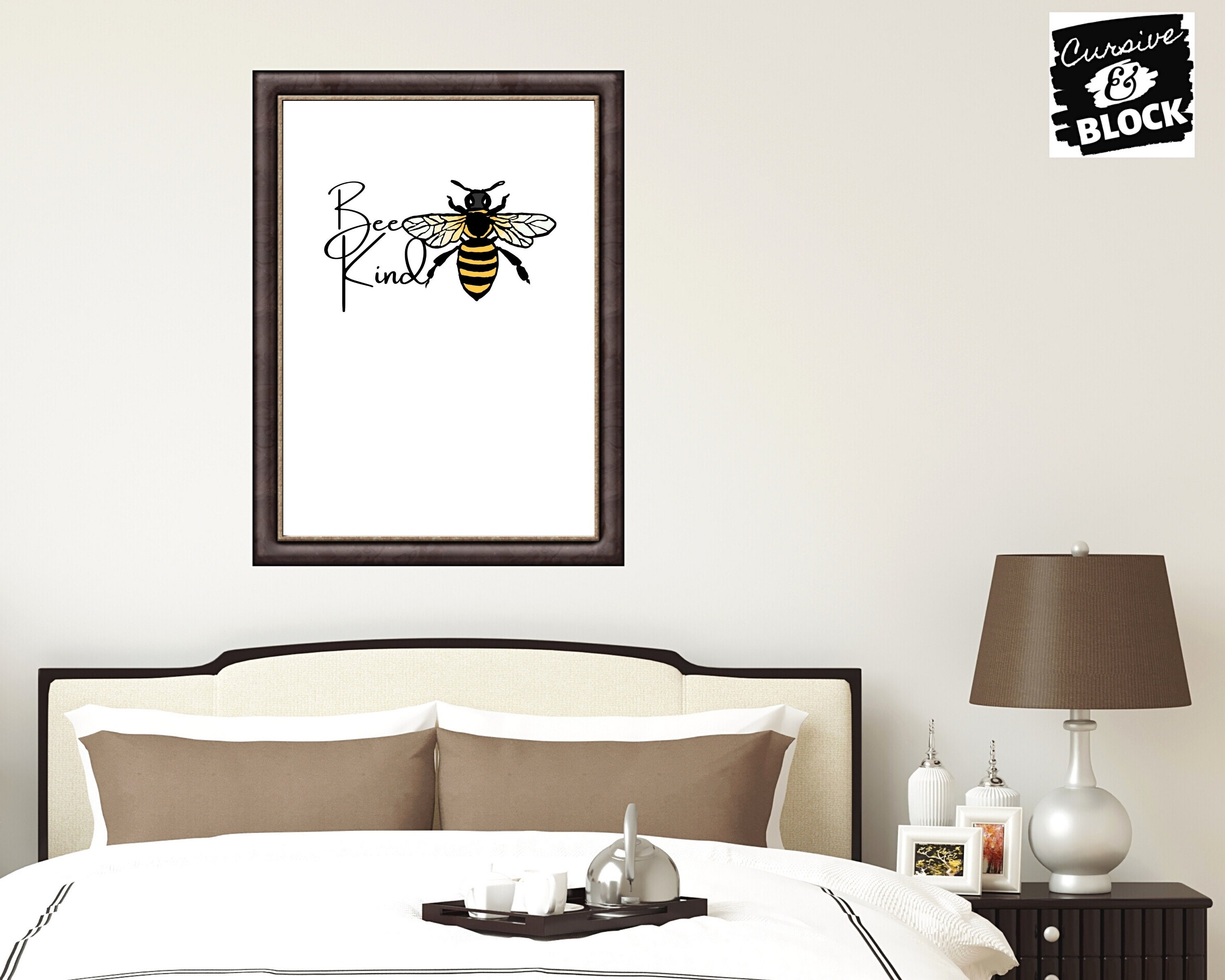 Be Kind Poster, Bee Kind Kindness Download, Insect Print, Bee Artwork ...