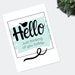 Thinking of You Long Distance Relationship Hello Downloadable Card - Etsy