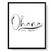 Ohana Sign Printable Word Art Family Minimalistic Poster - Etsy