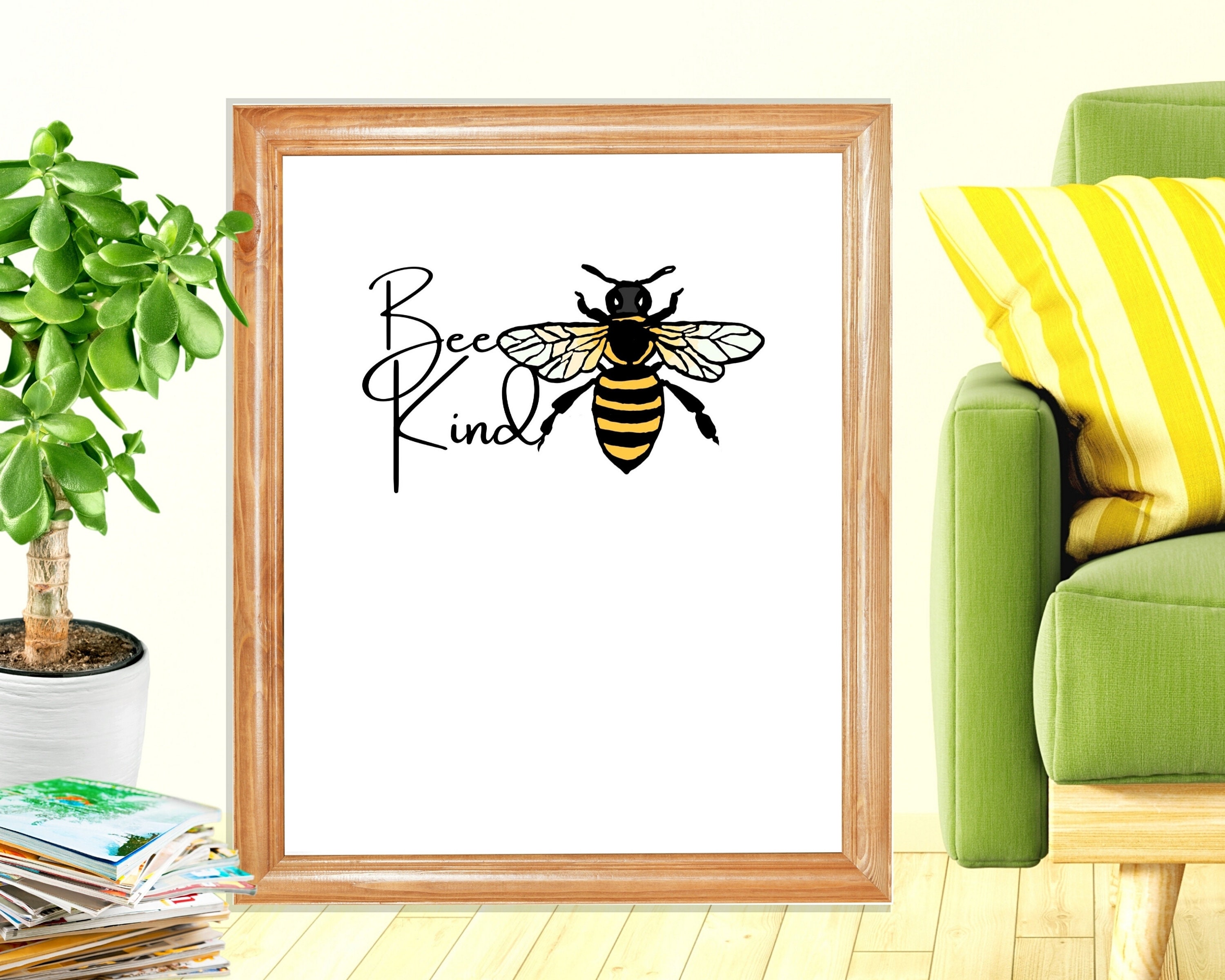 Be Kind Poster Bee Kind Kindness Download Insect Print Bee | Etsy