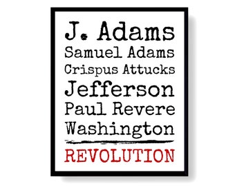 Gallery Wall Set of Two Patriotic Art Prints History - Etsy