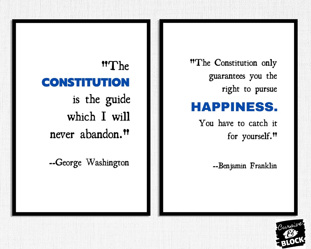 Gallery Wall Set of Two Patriotic Art Prints, History Inspiration ...