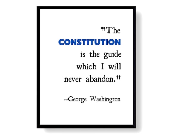 George Washington Quote American History Art Wall Printable | Etsy