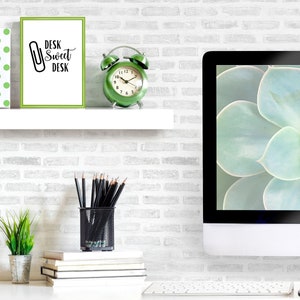 Cute Desk Sweet Desk Decor For Women Printable Small Office | Etsy