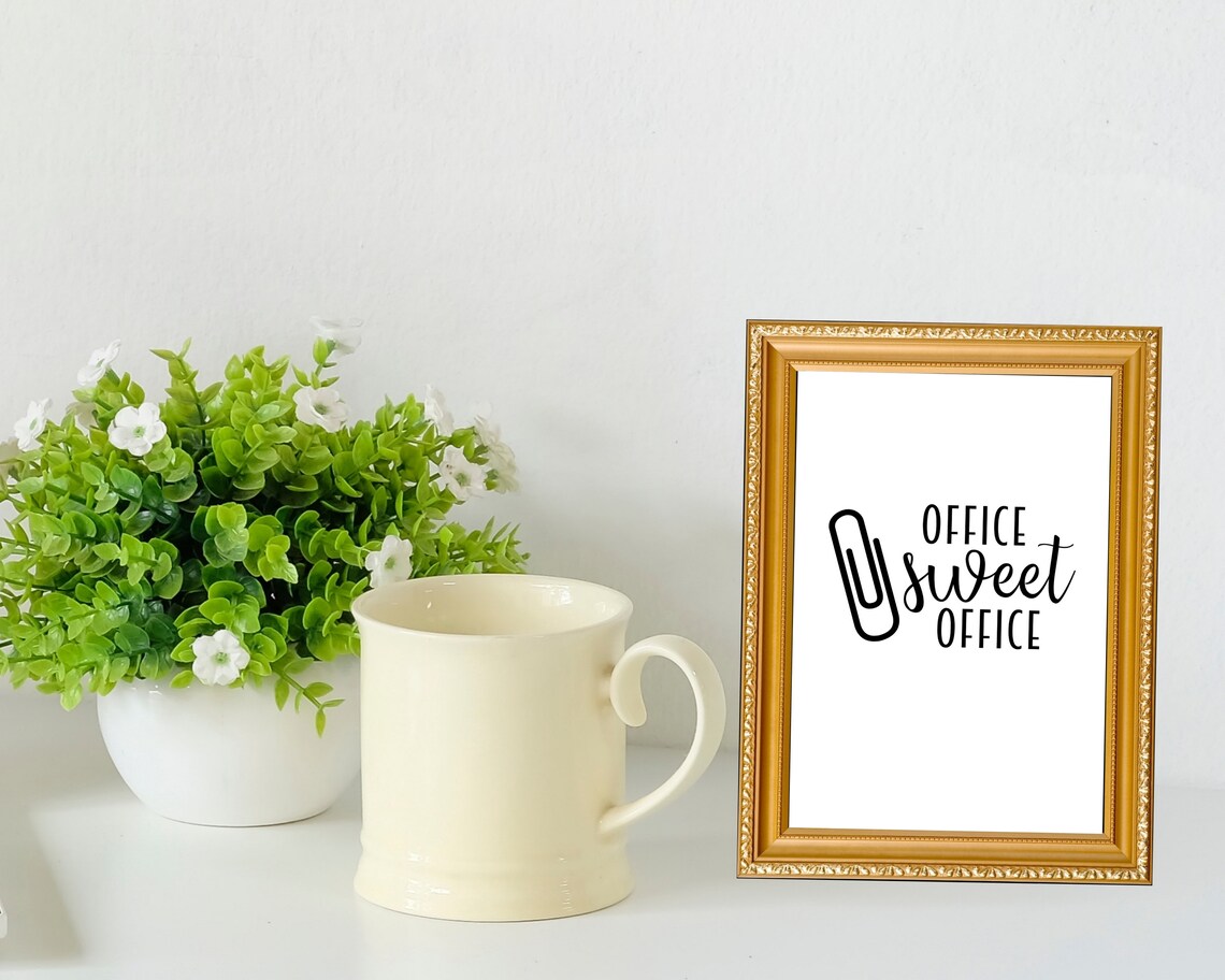 Cute Desk Accessory Small Printable Desk Decor Mini Art Print - Etsy
