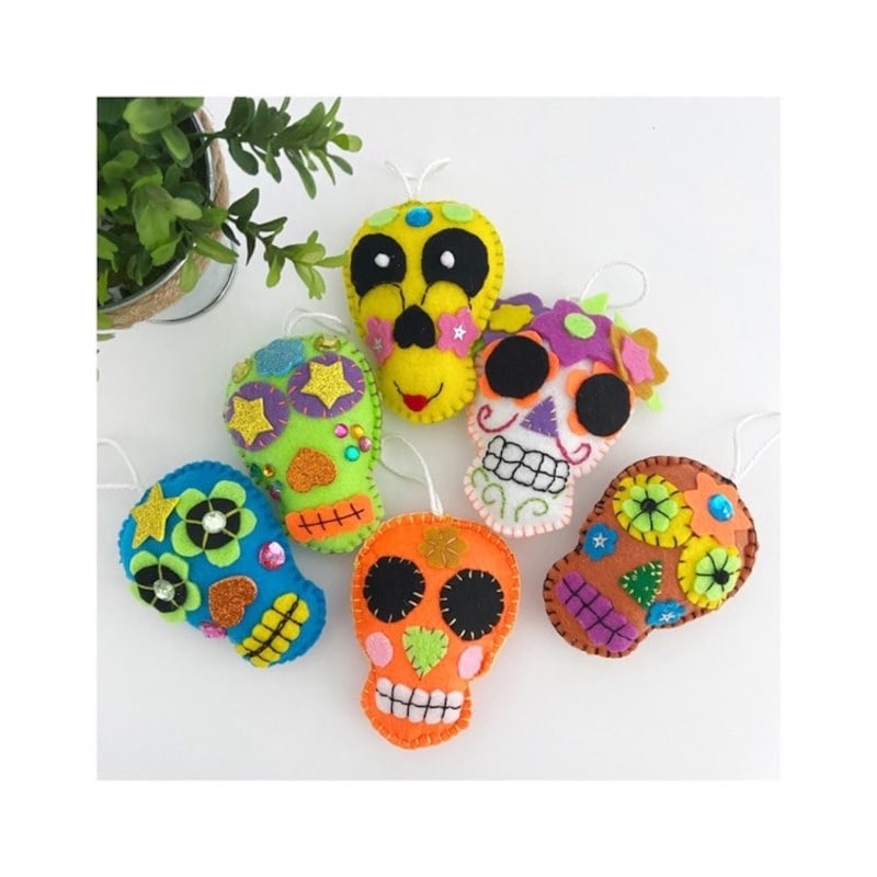 Sugar Skull Ornament - Etsy